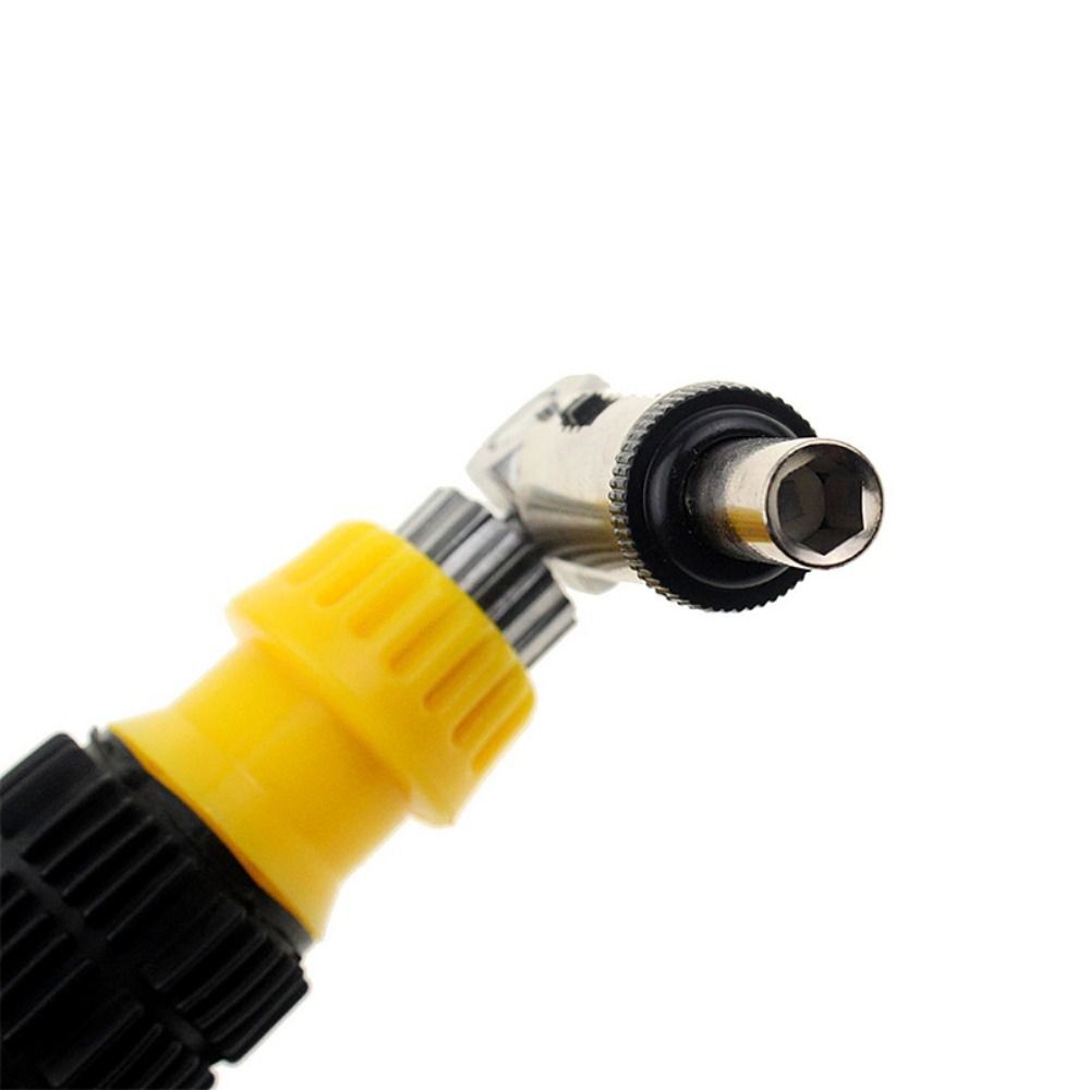 Left/Right Rotating Ratchet Adjustable Angle 1/4 Inch Hex Spanner ...