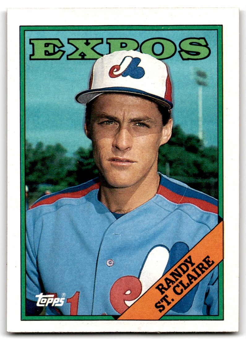 1988 Topps Randy St. Claire Montreal Expos #279 | eBay