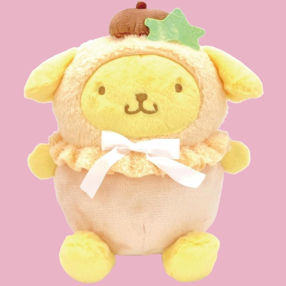 Sanrio Character Pompompurin Stuffed Toy S (Pastel Fruit Cape) Plush ...