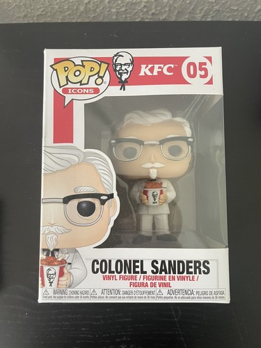 Funko POP! Colonel Sanders #05 (Bucket of Chicken) KFC Kentucky Fried ...