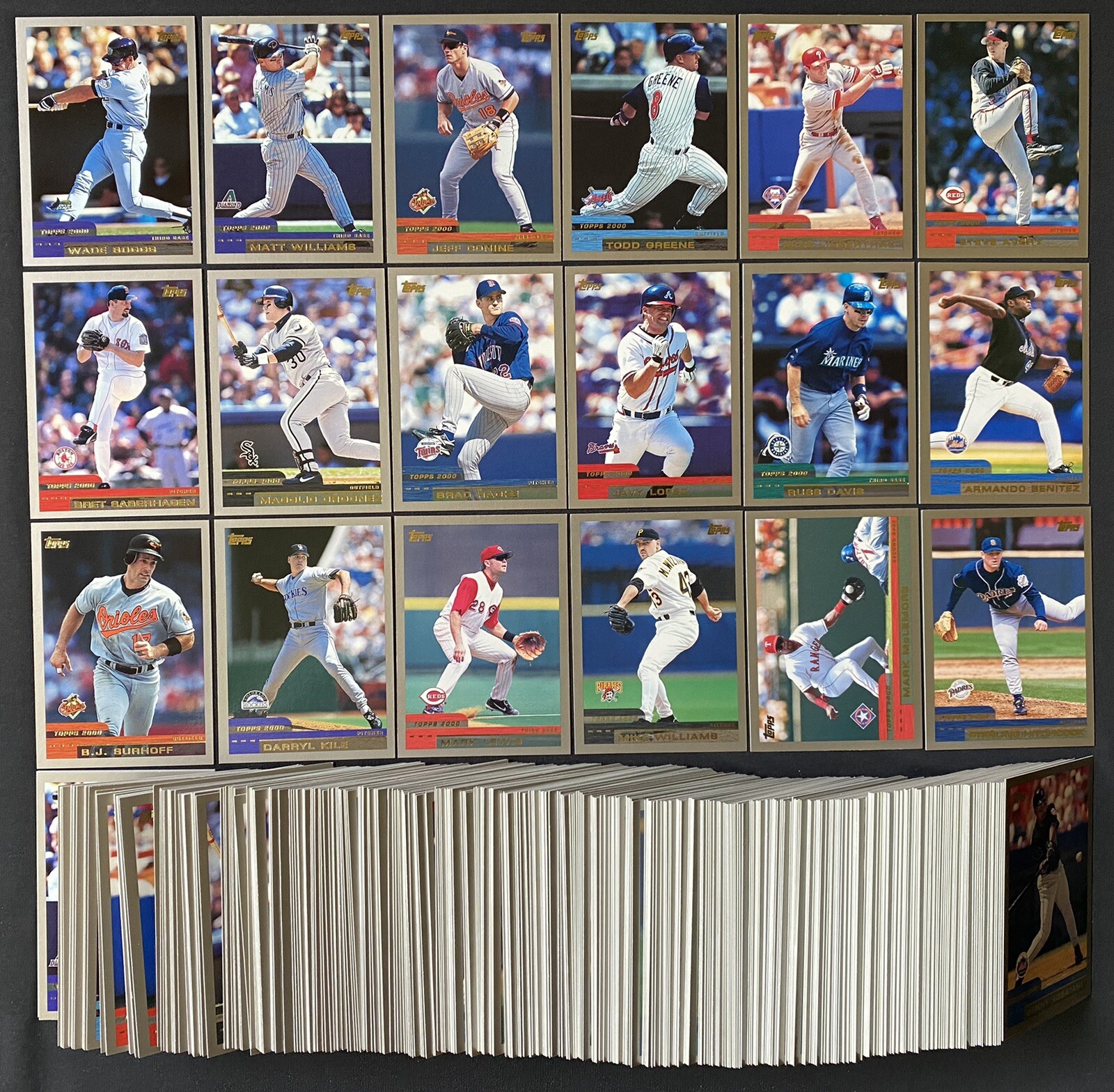 2000 Topps - Baseball Cards - #1-240 - Complete Your Set - You U Pick ...