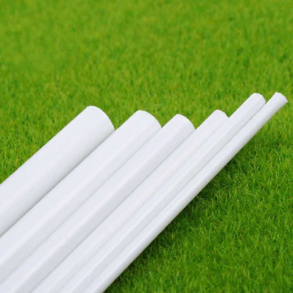US Stock 10x OD 4mm x 250mm ABS Styrene Plastic Round Tube Pipe ...