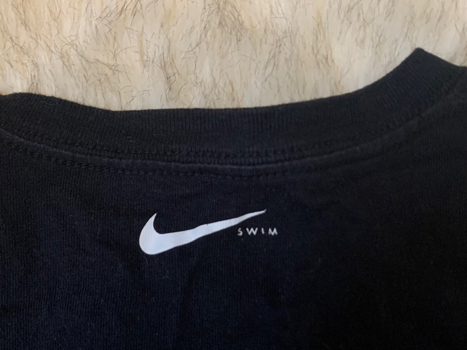 Men's Nike Green Splash Swoosh Logo Swim T-Shirt (Sma… - Gem