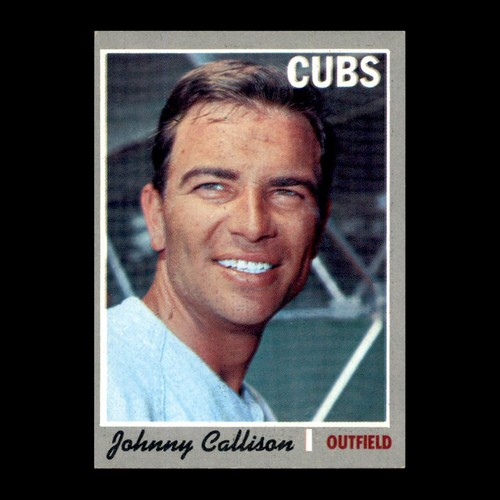 Johnny Callison 1970 Topps Chicago Cubs #375 Set Break GREAT! | eBay