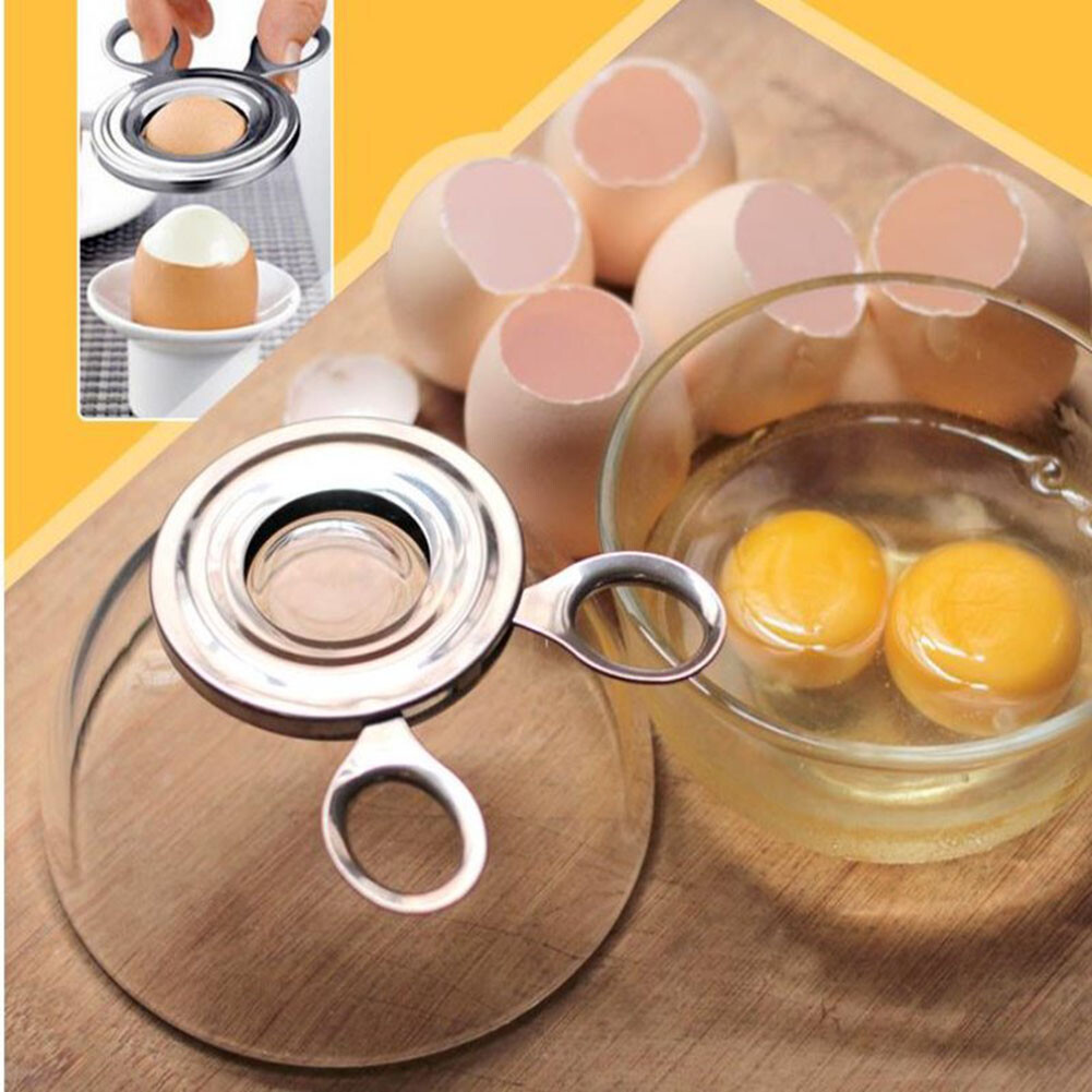 Stainless Steel Egg Topper Shell Cutter Scissors Eggshell Opener ...