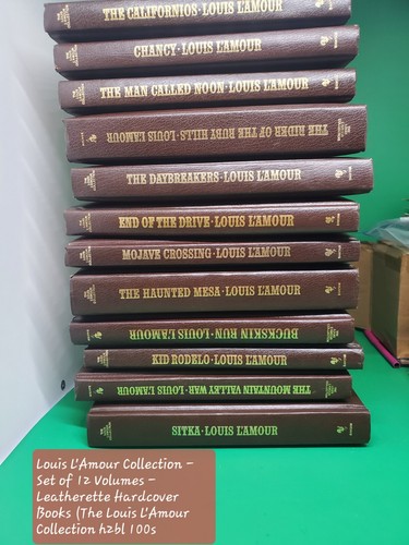 Louis L'Amour Collection - Set of 12 Volumes - Leatherette Hardcover ...