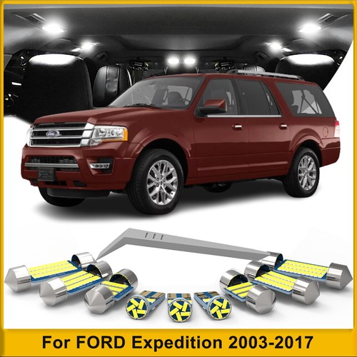 13X For FORD Expedition 2003-2017 White LED Interior Map Lights Package ...