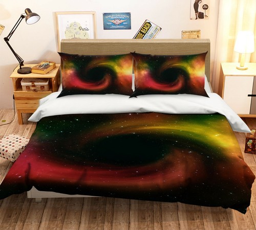 3D Red Vortex ZHUA1163 Bed Pillowcases Quilt Duvet Cover Set Queen King ...