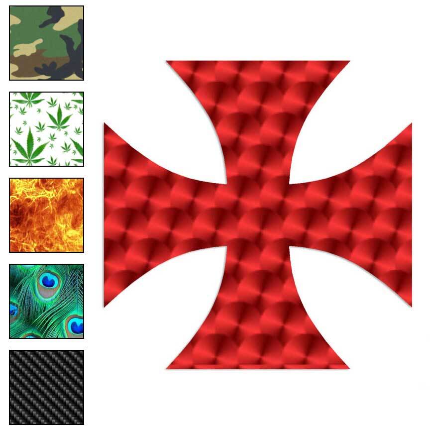 Cross Pattee, Vinyl Decal Sticker, 40 Patterns & 3 Sizes, #180 | eBay