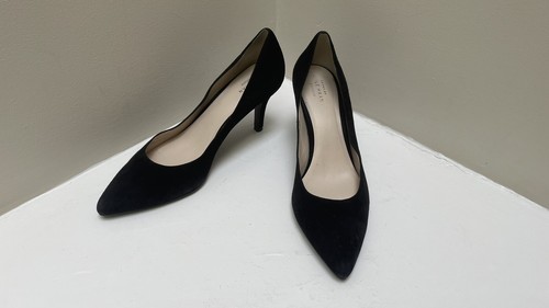Cole Haan Women's 10 AA Narrow Juliana 75 Black Suede Pumps Heels | eBay