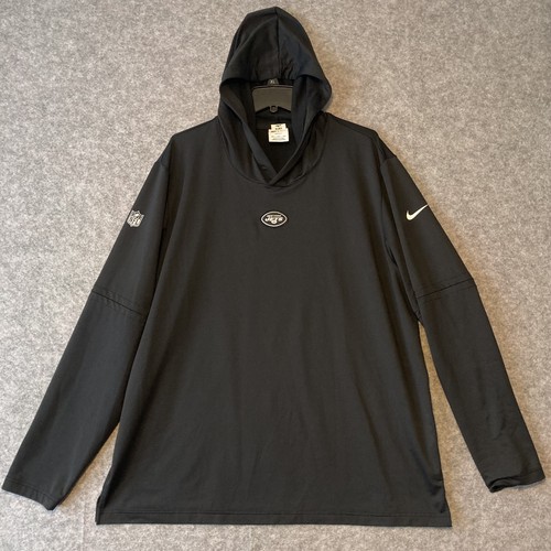 New York Jets On Field Hoodie Mens 2XL NFL Football Pullover Dri Fit ...