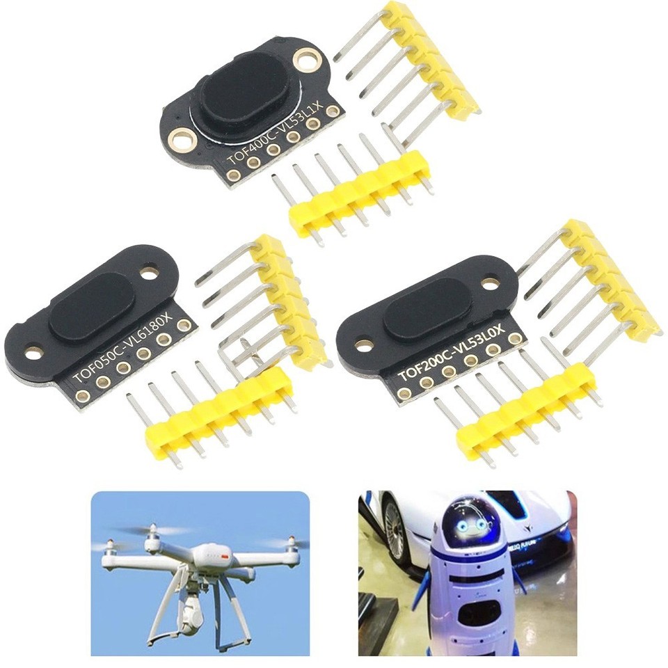 TOF Distance Sensor Module with Infrared Transmitter and Wide Field of ...