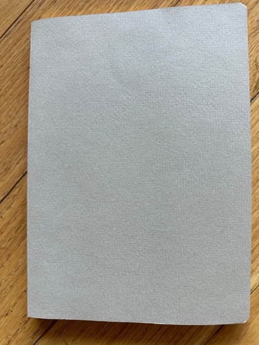 Beige journal, blank ivory pages edged in gold metallic 7 3/4"x5 1/4x1 ...