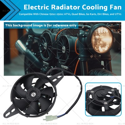 Motorcycle Electric Radiator Cooling Fan Suitable For 150cc-250cc ATV ...