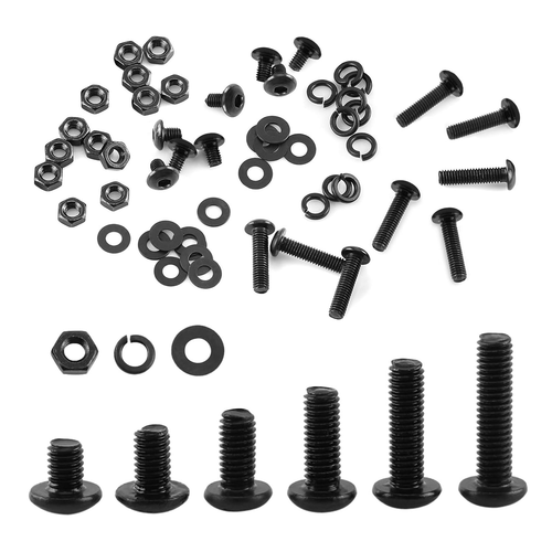 300Pcs M3 Hex Socket Screws Bolts Nuts Washers Set, M3 Button Head ...