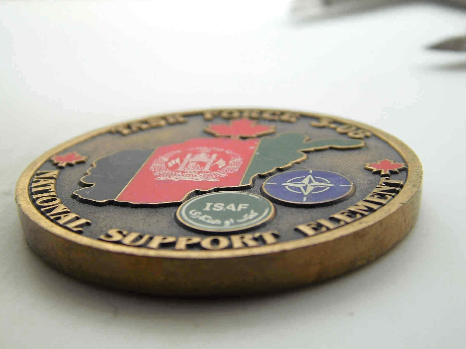 ISAF TASK FORCE 3-08 NATIONAL SUPPORT ELEMENT CHALLENGE COIN | eBay