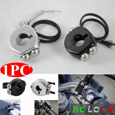 1 Inch CNC Control Motorcycle Handlebar Button Latch For Cafe Racer | eBay