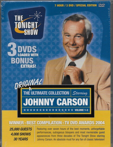 The Tonight Show Ultimate Collection Starring Johnny Carson 3 DVD’s Vol ...