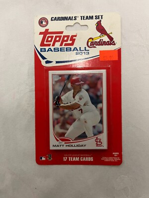2013 topps baseball st louis 17 team card complete sat | eBay