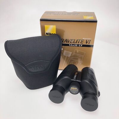 Nikon Binoculars Travelite VI 12x25 Polo Prism 12 times 25 caliber T612 ...