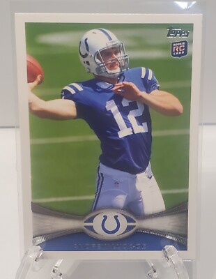 2012 Topps Football Andrew Luck Rookie Card #140 Mint!!💥💥💥 | eBay