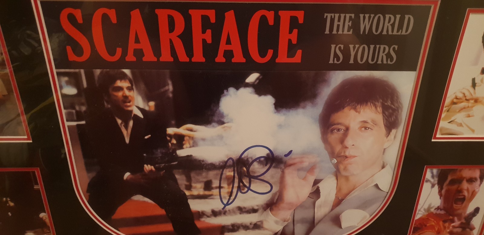 LARGE SCARFACE FRAME..LIMITED ED..WITH GUN AND BULLETS..SIGNED | eBay ...