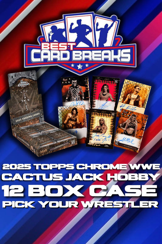 Trish Stratus 2025 Topps Chrome Cactus Jack WWE 12 Box Case Break PYF ...