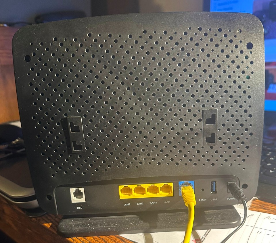 Smart/RG SR555ac 802.11ac VDSL2 Bonding Gateway Router with Power ...