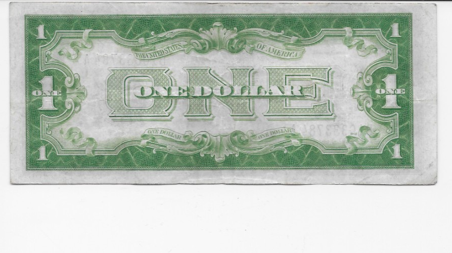 1934 $1 Silver Certificate Note Monopoly Note FUNNY BACK NO Tears | eBay
