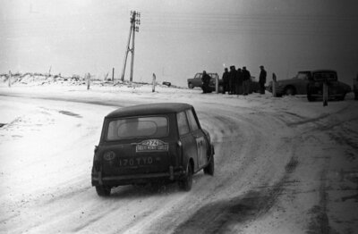 Geoff Mabbs & John Davenport Mini Cooper S Monte Carlo Rally 1965 Old ...