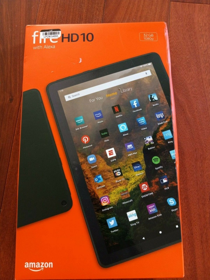 Amazon Fire HD 10 - Tablet - 10.1" - 1080p with Alexa - Full HD 9th Gen ...