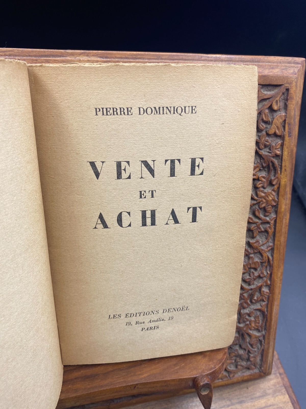 Dominique pierre: Vente et achat, envoi, service presse 1937 Editions ...