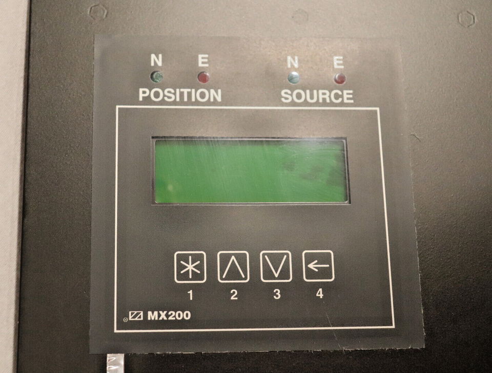 MX200 GE Zenith 50P-1100 Transfer Switch Controller 50P-1052 ATS 50P ...