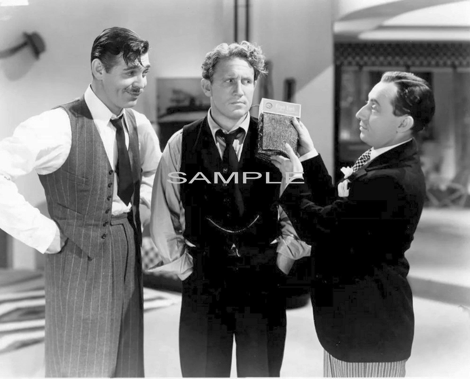 1941 SPENCER TRACY & CLARK GABLE in BOOM TOWN Photo (231-X ) | eBay