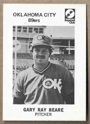 1979 Oklahoma City 89ers Gary Ray Beare Card - Nr Mt - Free Shipping | eBay