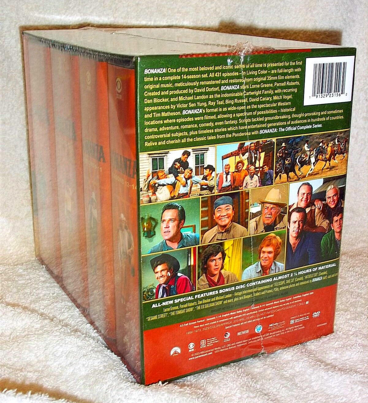 Bonanza The Official Complete Series (112-Disc) (DVD, 2023) western Dan ...
