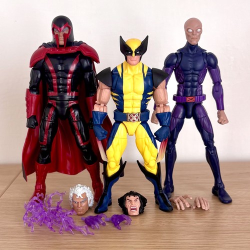 Marvel Legends Comics Bundle 6” Hot Claws Wolverine Magneto Darwin Rare ...