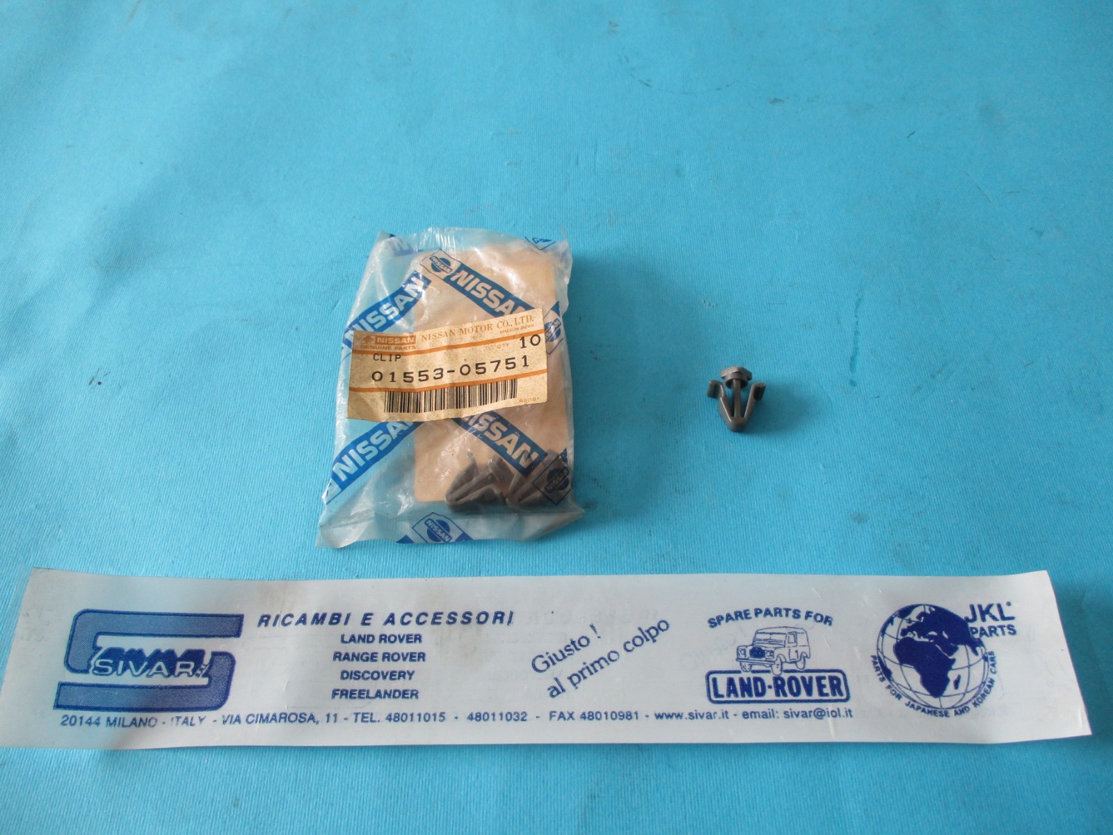 Original Radiator Mask Clip For Nissan Serena Vanette 01553 05751 Sivar ...