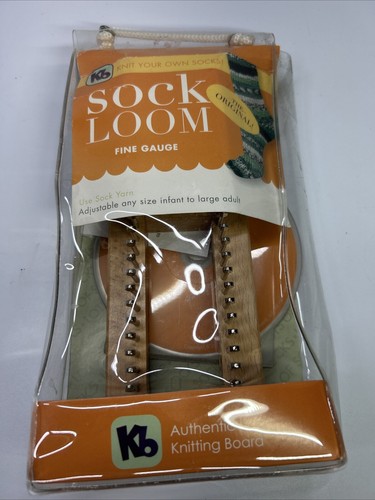NEW Kb Sock Loom Authentic Knitting Board Adjustable Size Infant to Adult | eBay