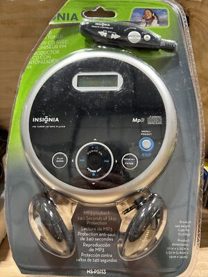 New Insignia FM Tuner CDMP3 Portable Player NS-P5113 240 Seconds Skip ...