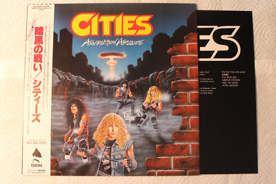 Cities - Annihilation Absolute Japanese orig' Alfa PROMO LP obi HEAVY ...