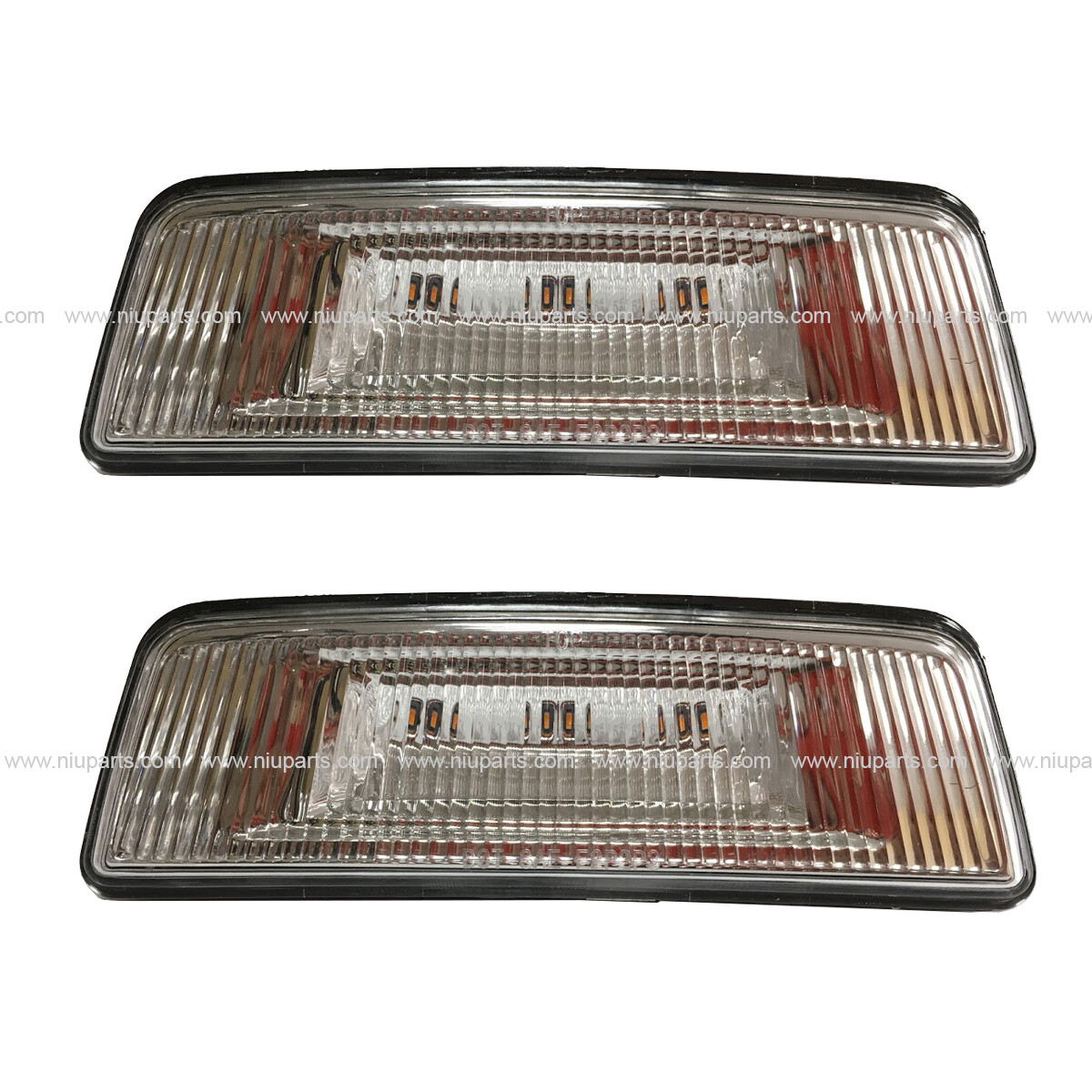 2 Pcs LED Front Fender Side Turn Signal Light Fit: Kenworth T680 T700 ...