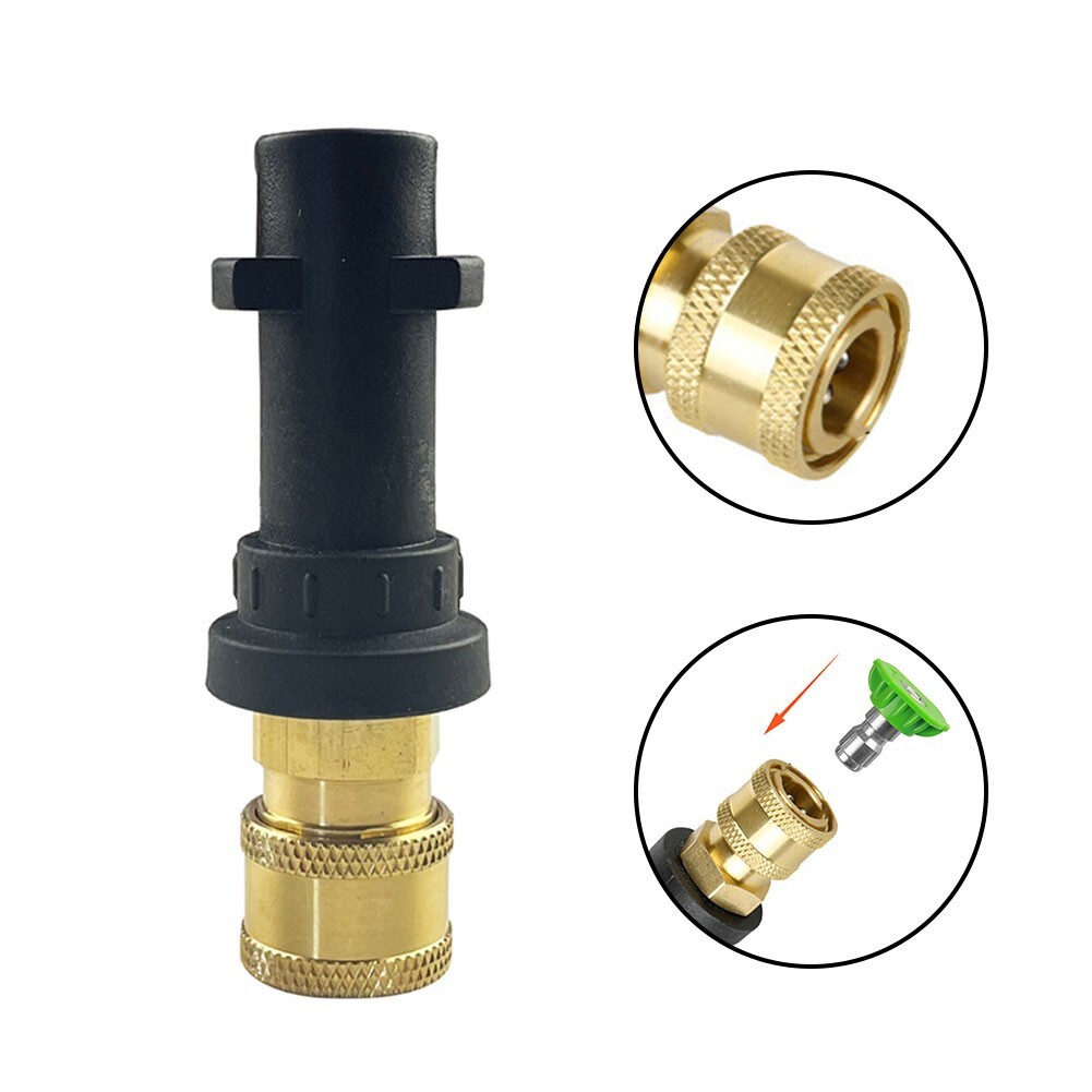 Hassle free Brass Quick Connector for Karcher K Series Effortless ...