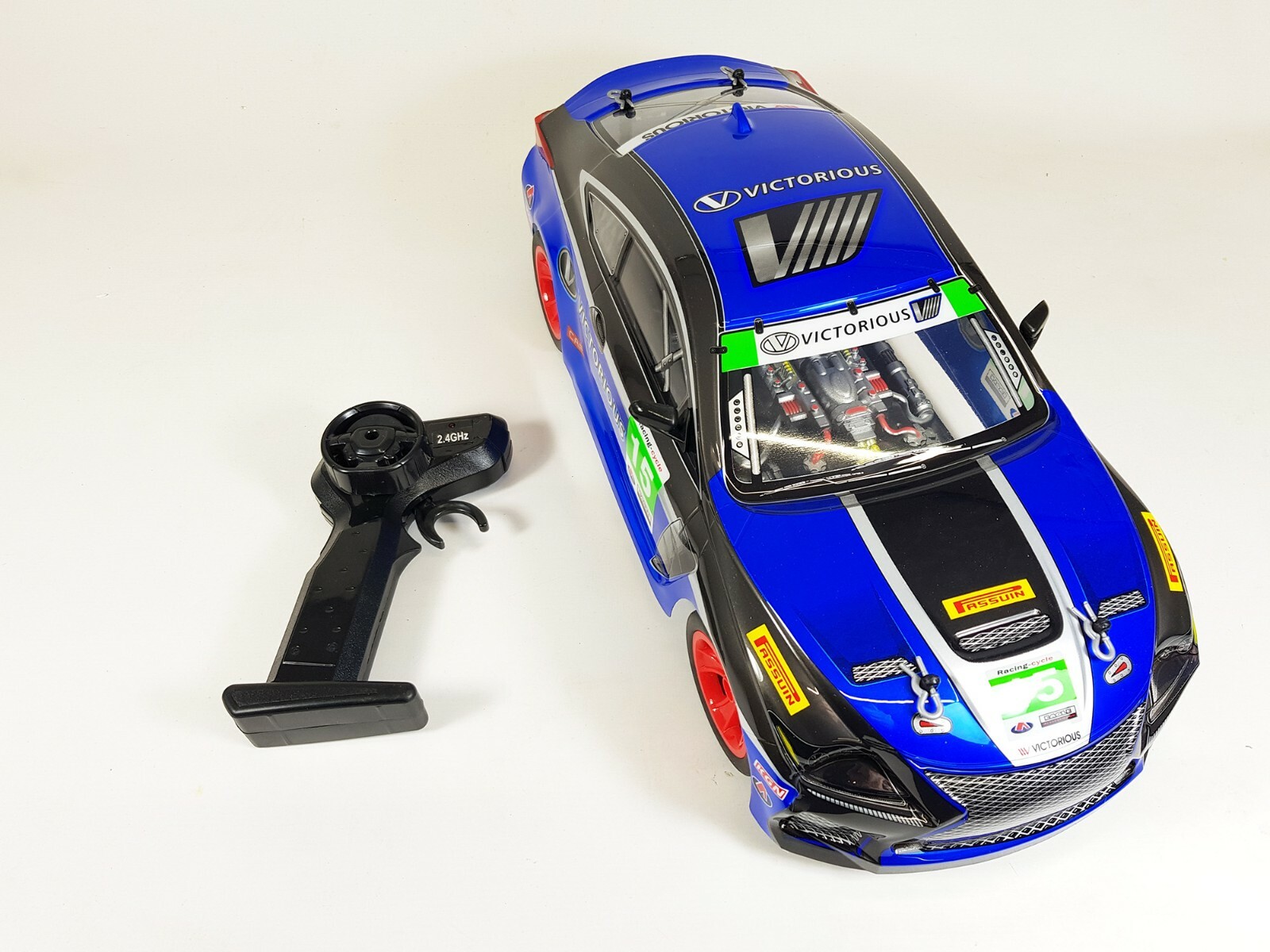 RC Supra 2WD Drift Model Race Car Micro Remote Control Toyota TRD Turbo ...