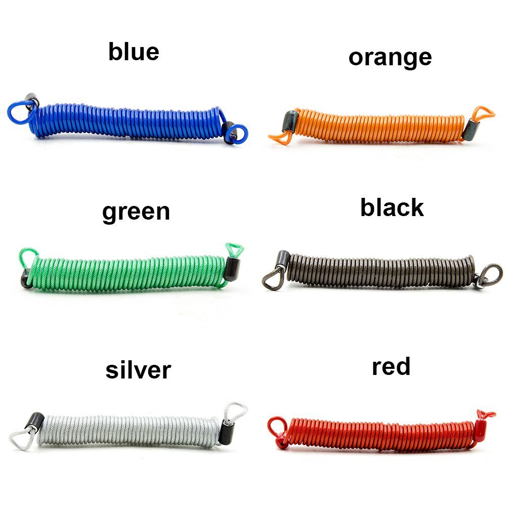 Anti-theft Helmet Wire Motorcycle Alarm Bold Spring Cable Bicycle Lock ...