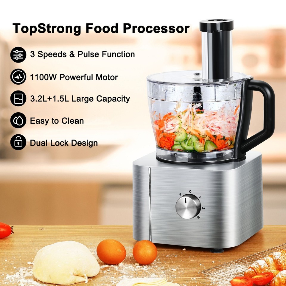 11-in-1 Food Processor Chopper Juicer Dough Mixer Shredder Cook Machine ...