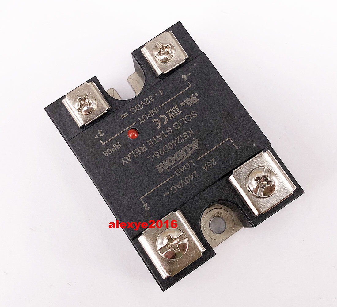 KUDOM KSI240D25-L SOLID STATE RELAY INPUT 4-32VDC LOAD 25A 240VAC RP06 ...