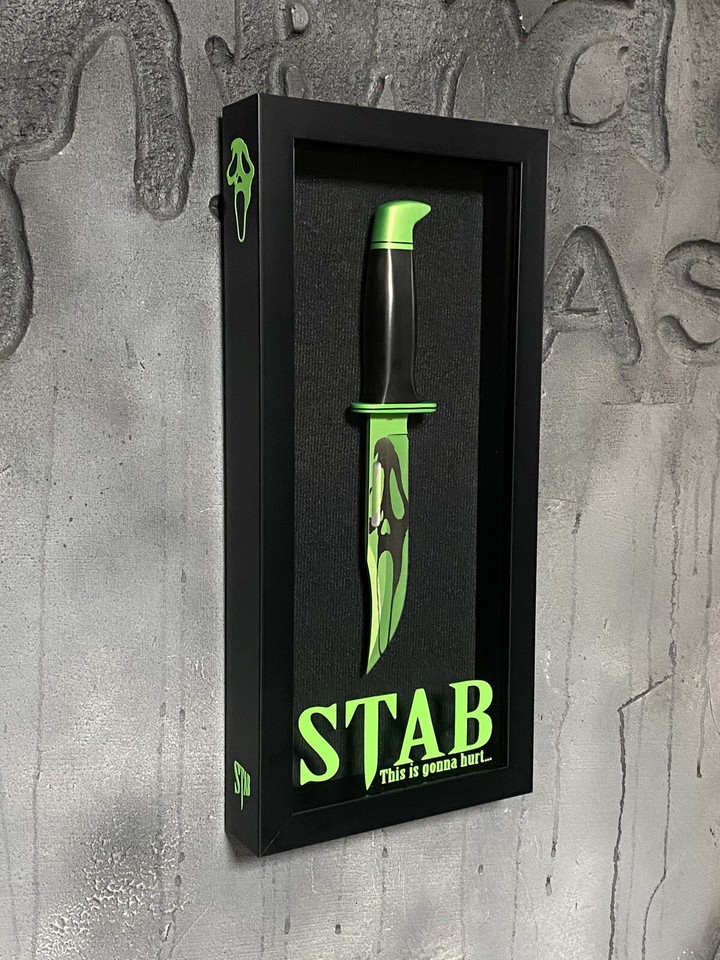 Stab Scream Movie Knife Ghostface Killer Mask Prop Display Horror ...