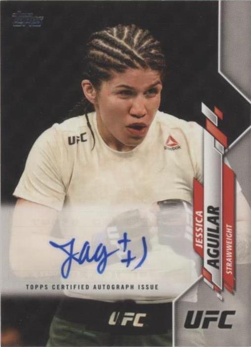 2020 Topps UFC - UFC Athlete Autographs Jessica Aguilar #UFCA-JA (AU ...