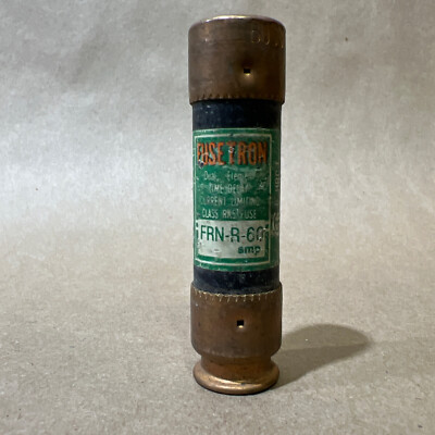 (2) Bussmann Fusetron FRN-R-60 Fuse Dual Element Time Delay Class RK5 ...